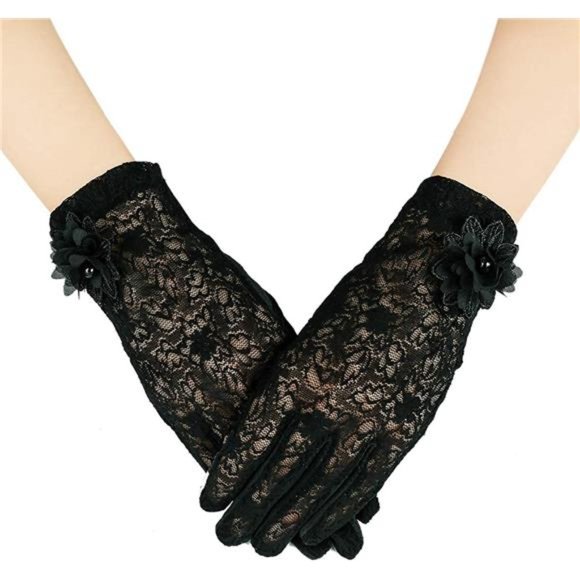 Accessories | Jisen Women Floral Lace Screentouch Nonslip Party Outdoor ...
